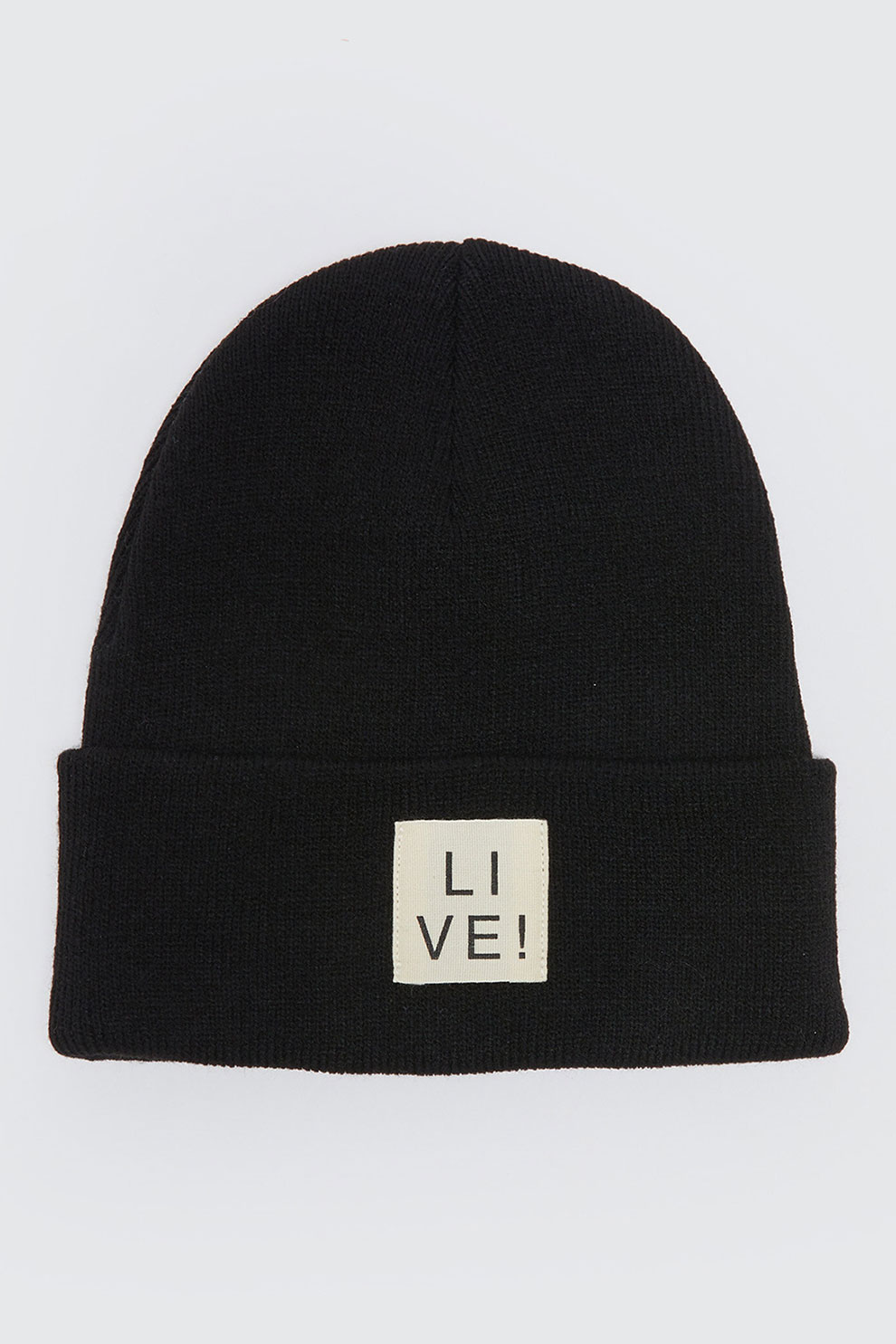 LC WAIKIKI, Caciula cu detaliu text, Negru - eMAG.ro