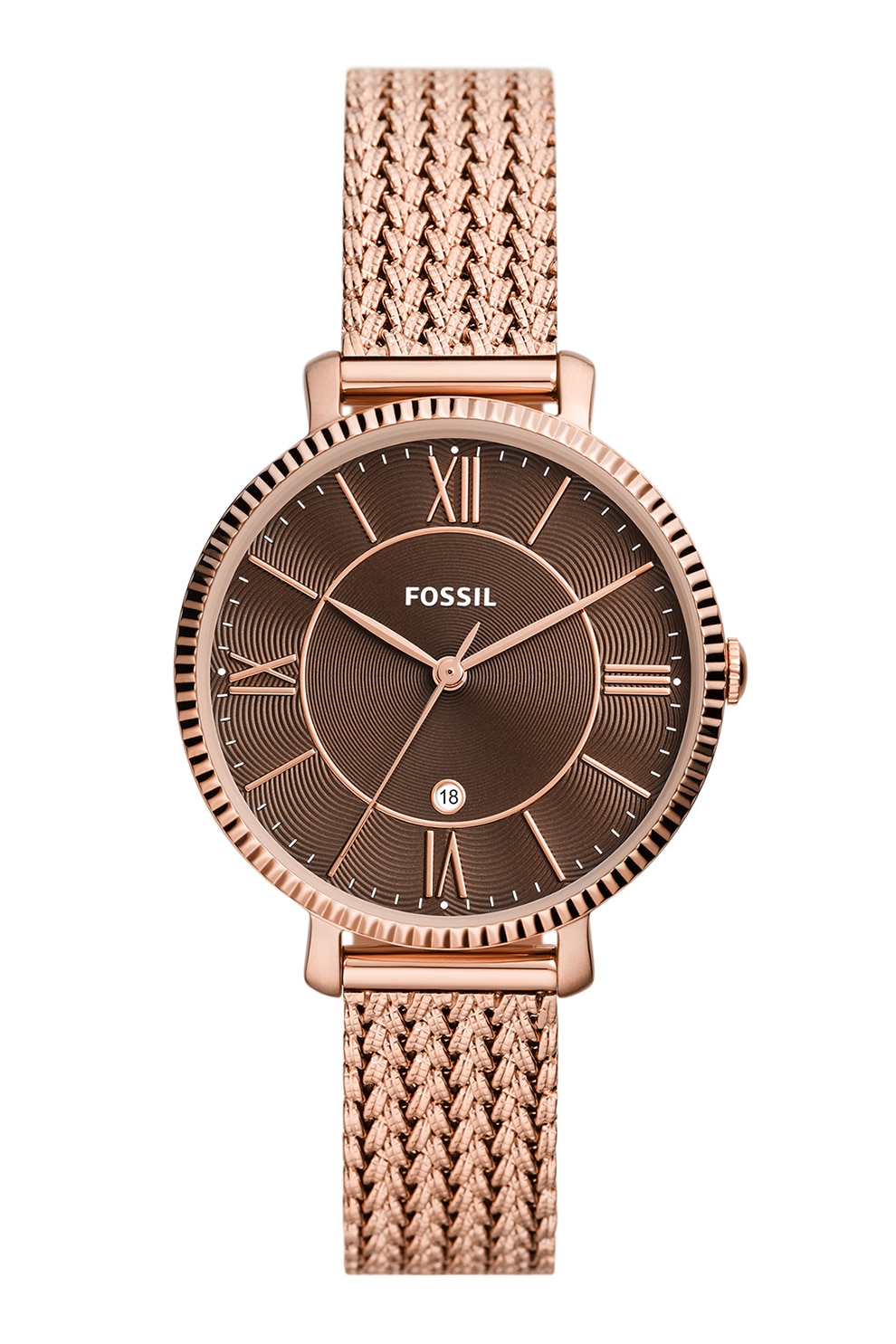 Fossil, Ceas din otel inoxidabil, Auriu rose - eMAG.ro