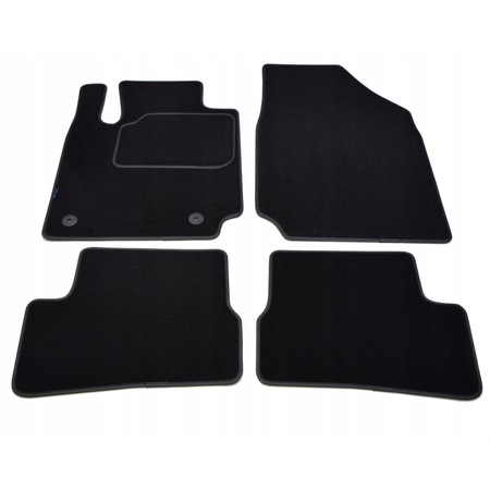 Set 4 covorase auto, Aldos, Velur, Compatibil cu Nissan Micra K12 ...