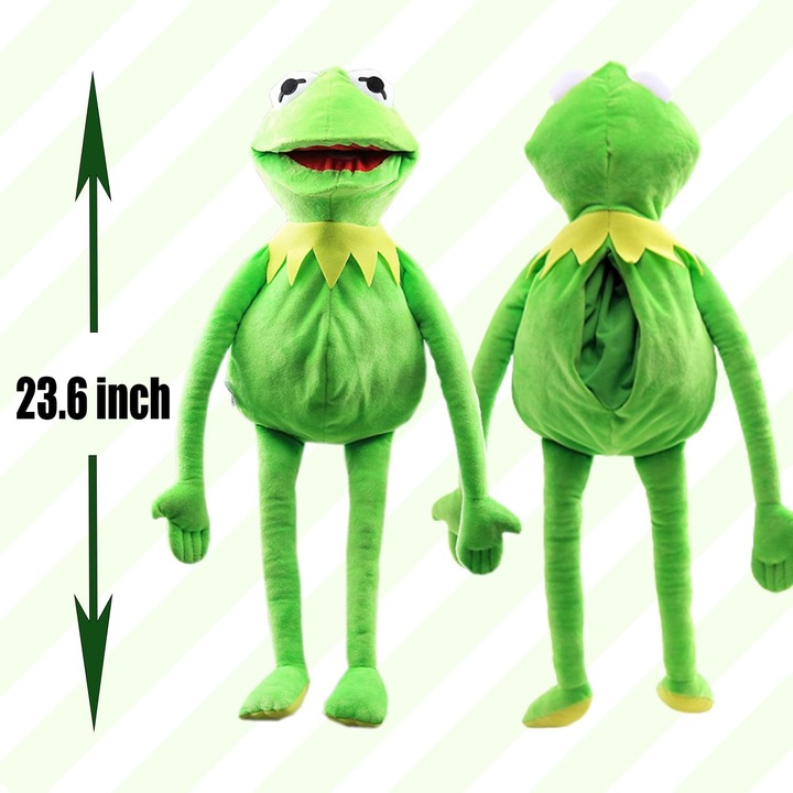 Broscuta marioneta, Sunmostar, Plus, 60 cm, Verde/Galben - eMAG.ro