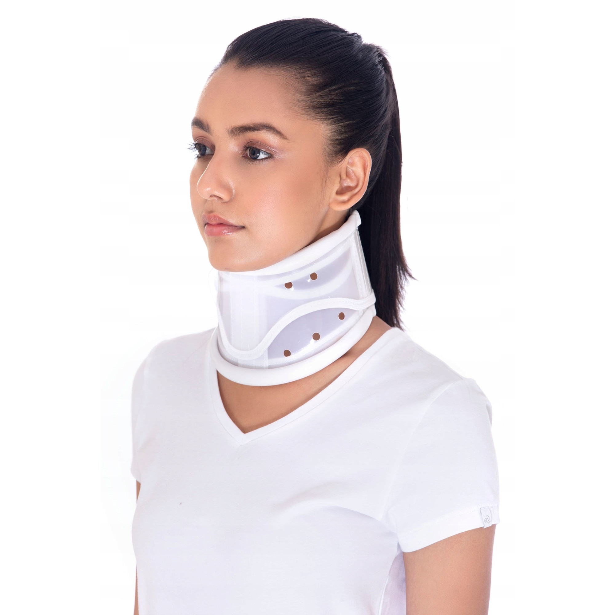 Guler cervical, Neo-Life, Poliester, Alb, M - eMAG.ro
