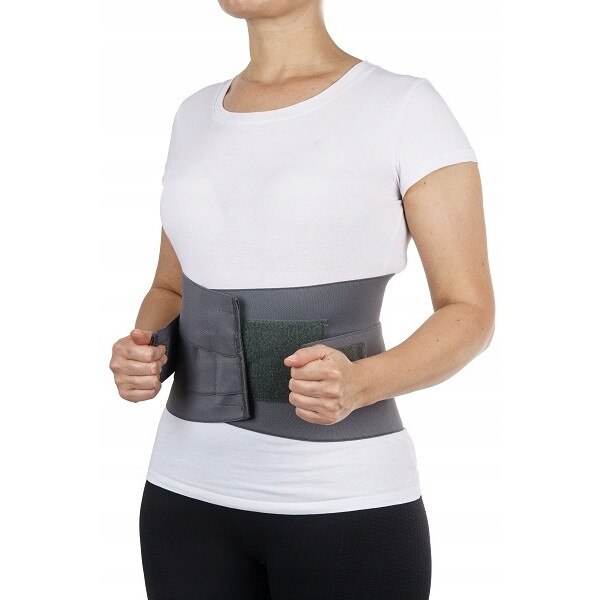 Corset spate, Tynor, Textil, Gri, M - eMAG.ro
