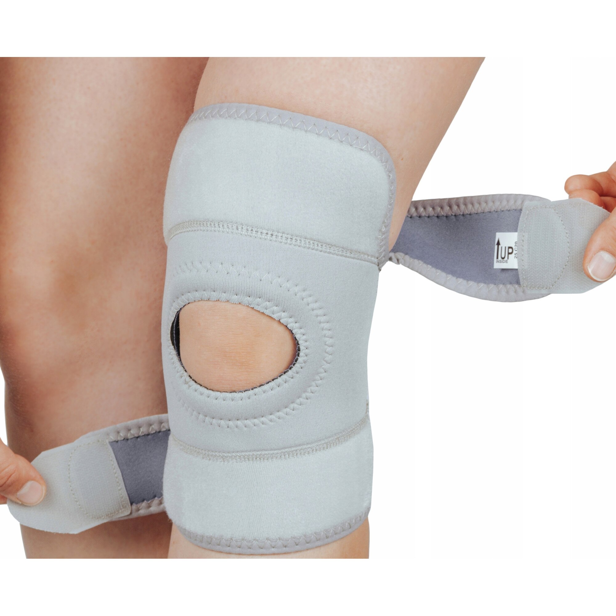 Genunchiera, Tynor, Neopren, Gri, L - eMAG.ro