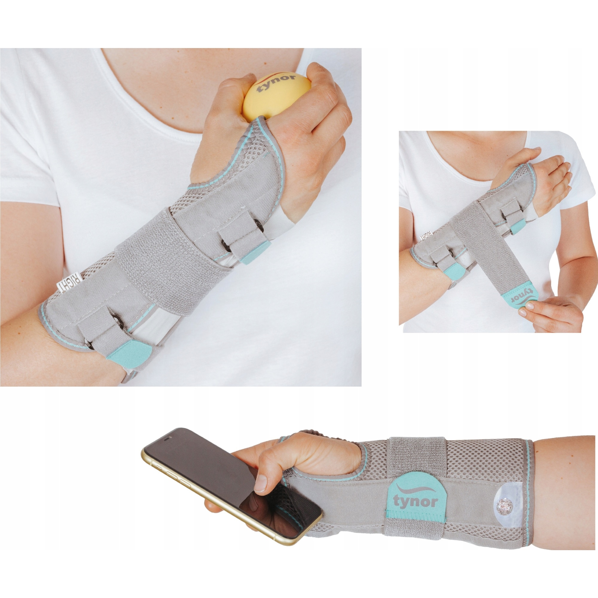 Orteza pentru incheietura, Tynor, Aluminiu, Marimea M, Reduce ...