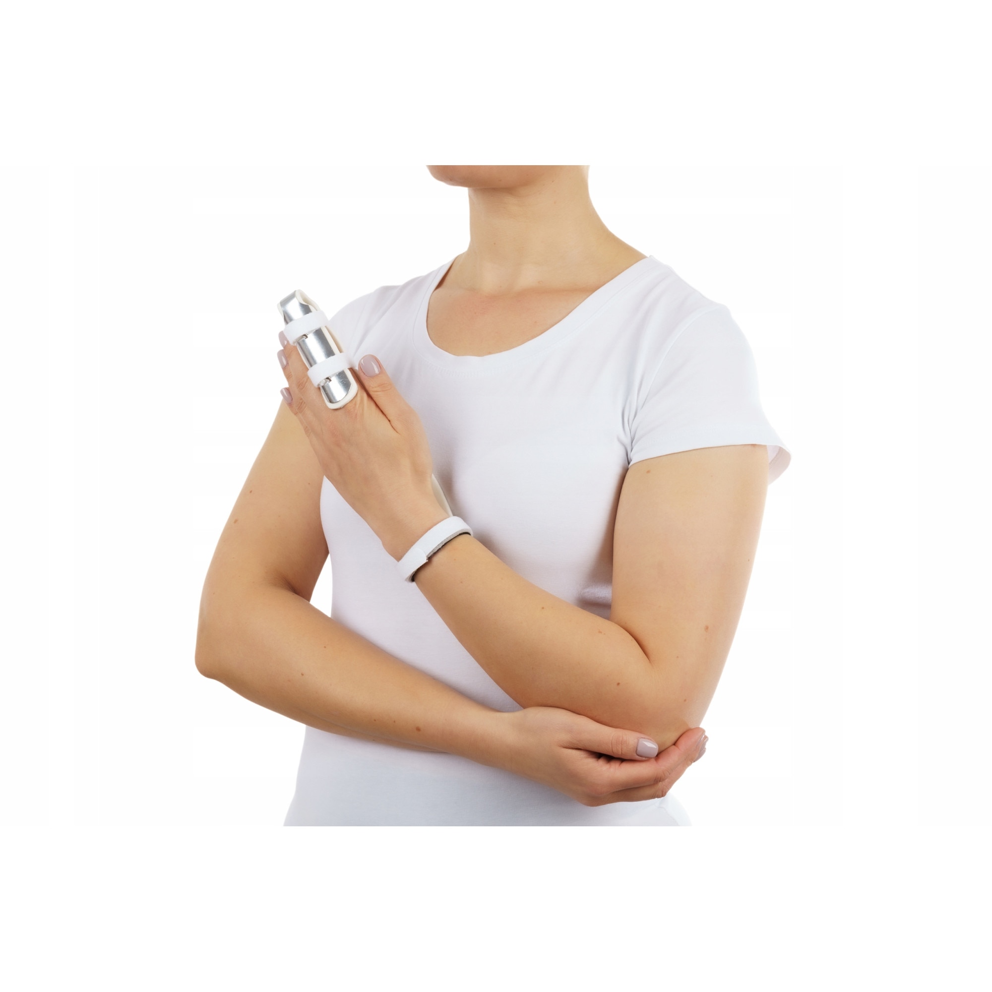 Orteza deget, Tynor, Aluminiu, 7.5-10 cm, Argintiu - eMAG.ro