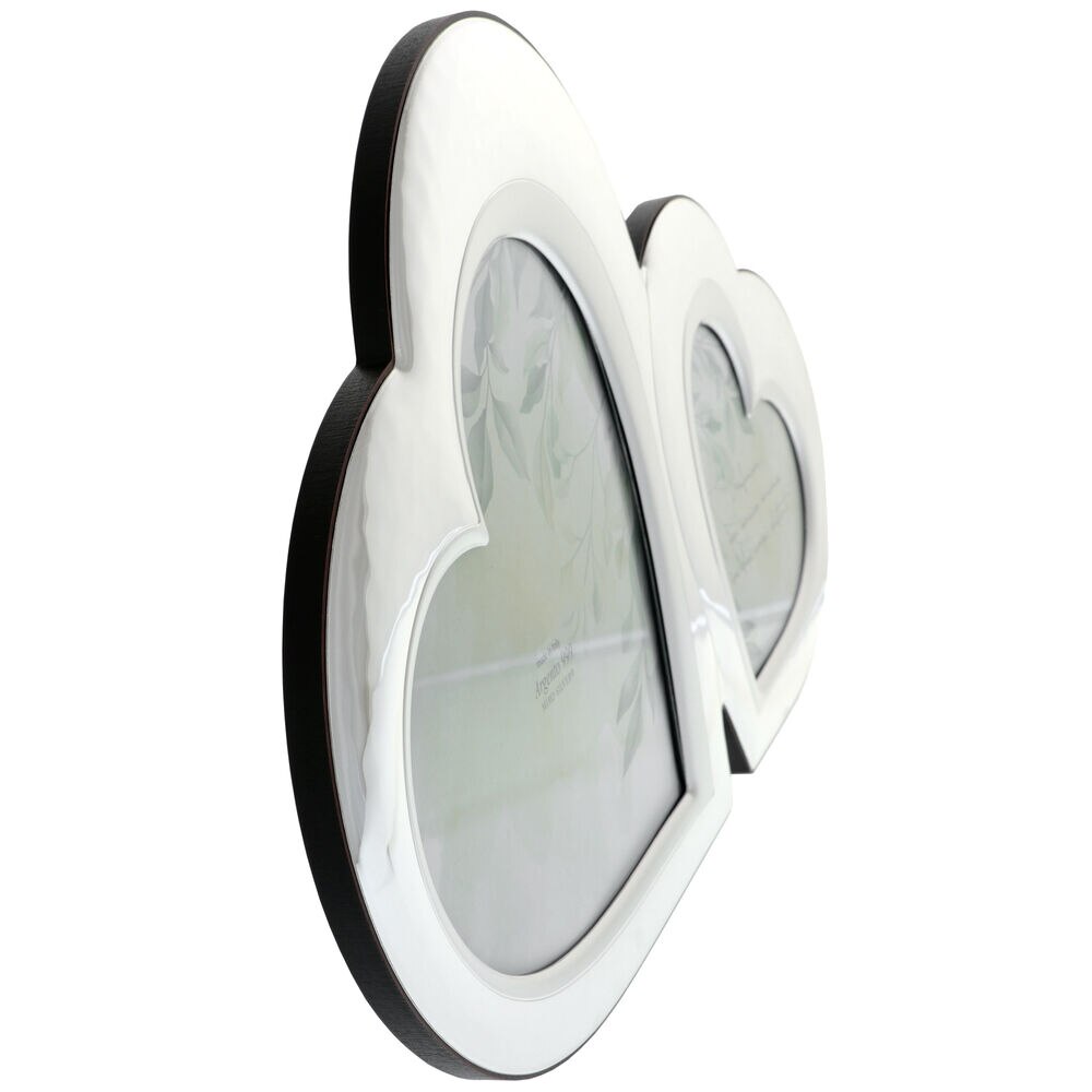 Rama foto dubla argintata inimi 46cm - eMAG.ro