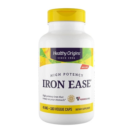 Fier Chelatat cu Ferrochel 45 mg - 180 Capsule Vegetariene de Inalta ...