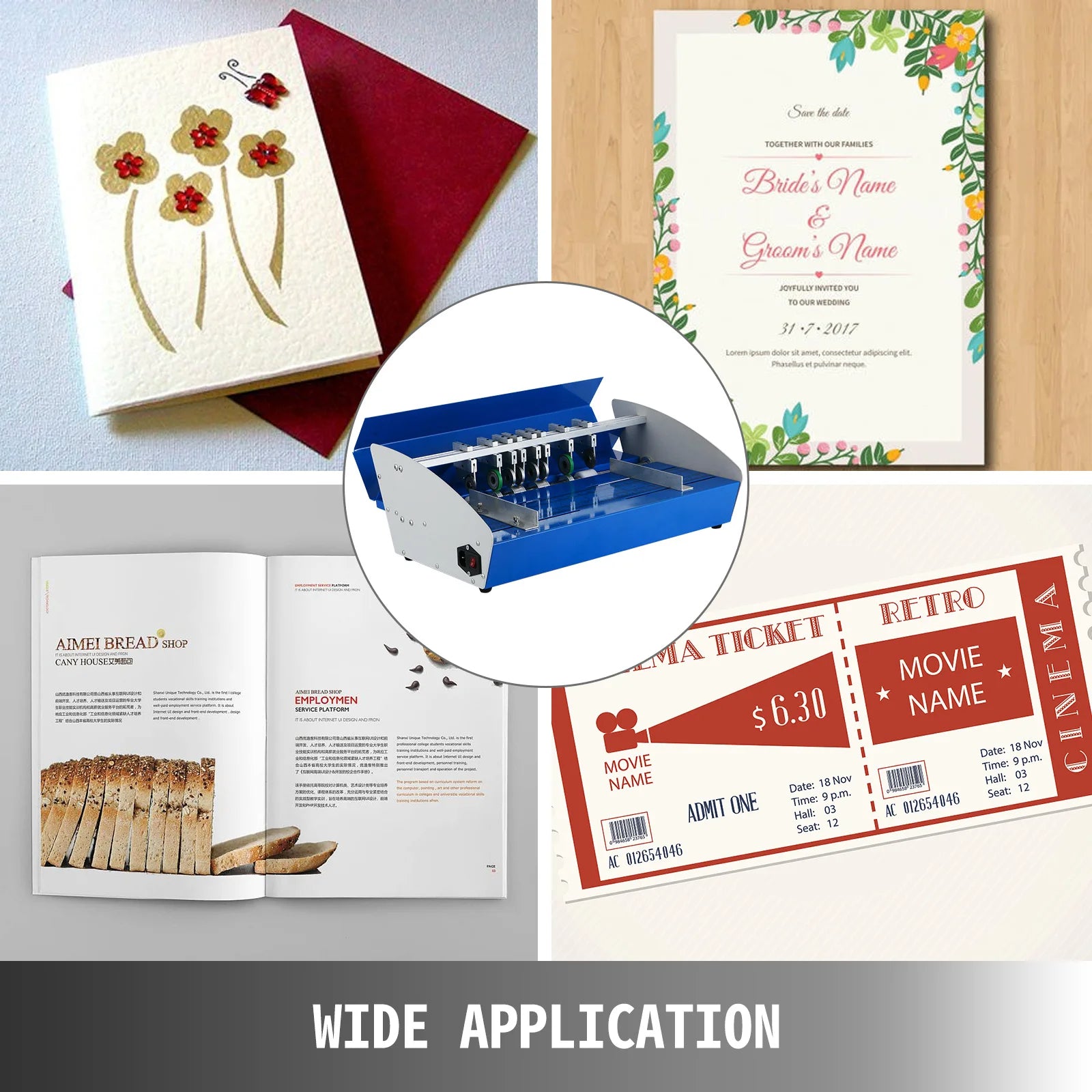 Cutter de hartie, 220 V, reglabil, 52 cm, aliaj de aluminiu, viteza ...