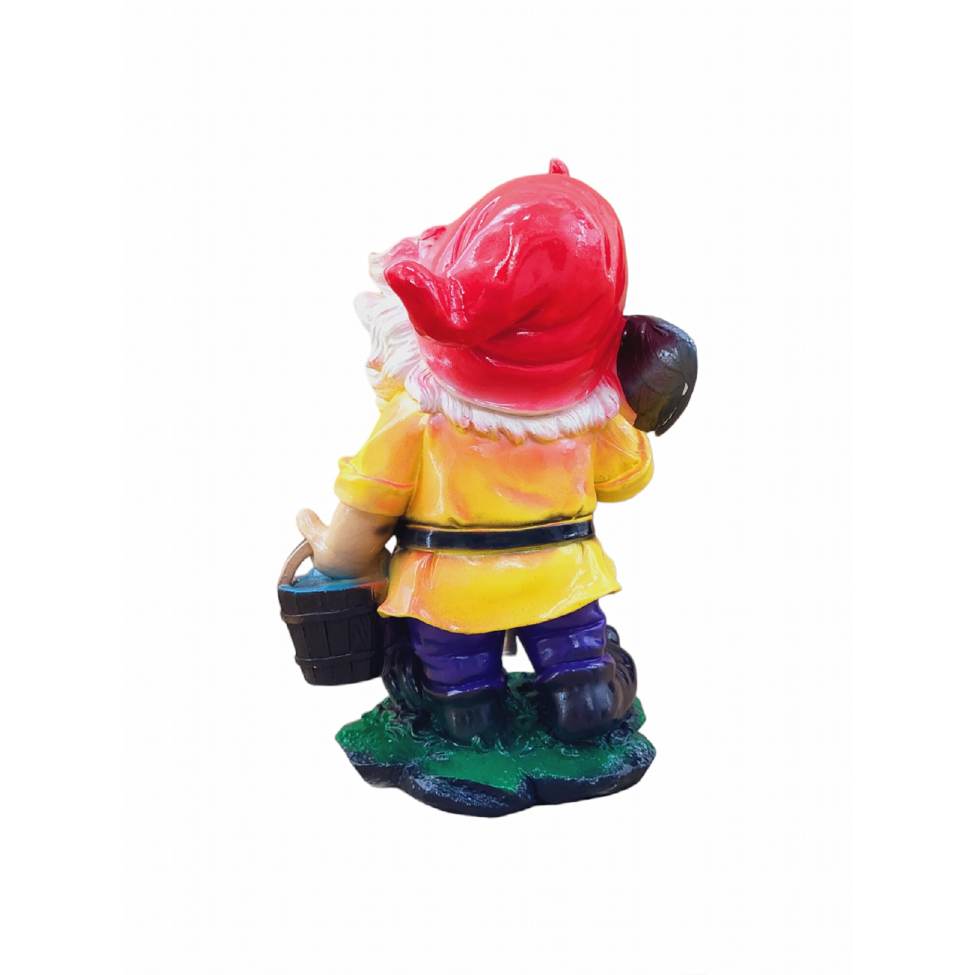 Figurina de gradina pitic cu galeatasi lopata, h32cm - eMAG.ro