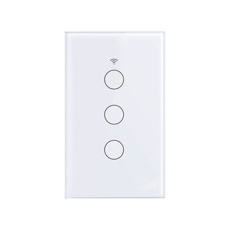 Intelligens WiFi Touch Switch, 3 csatorna, kompatibilis a következőkkel ...
