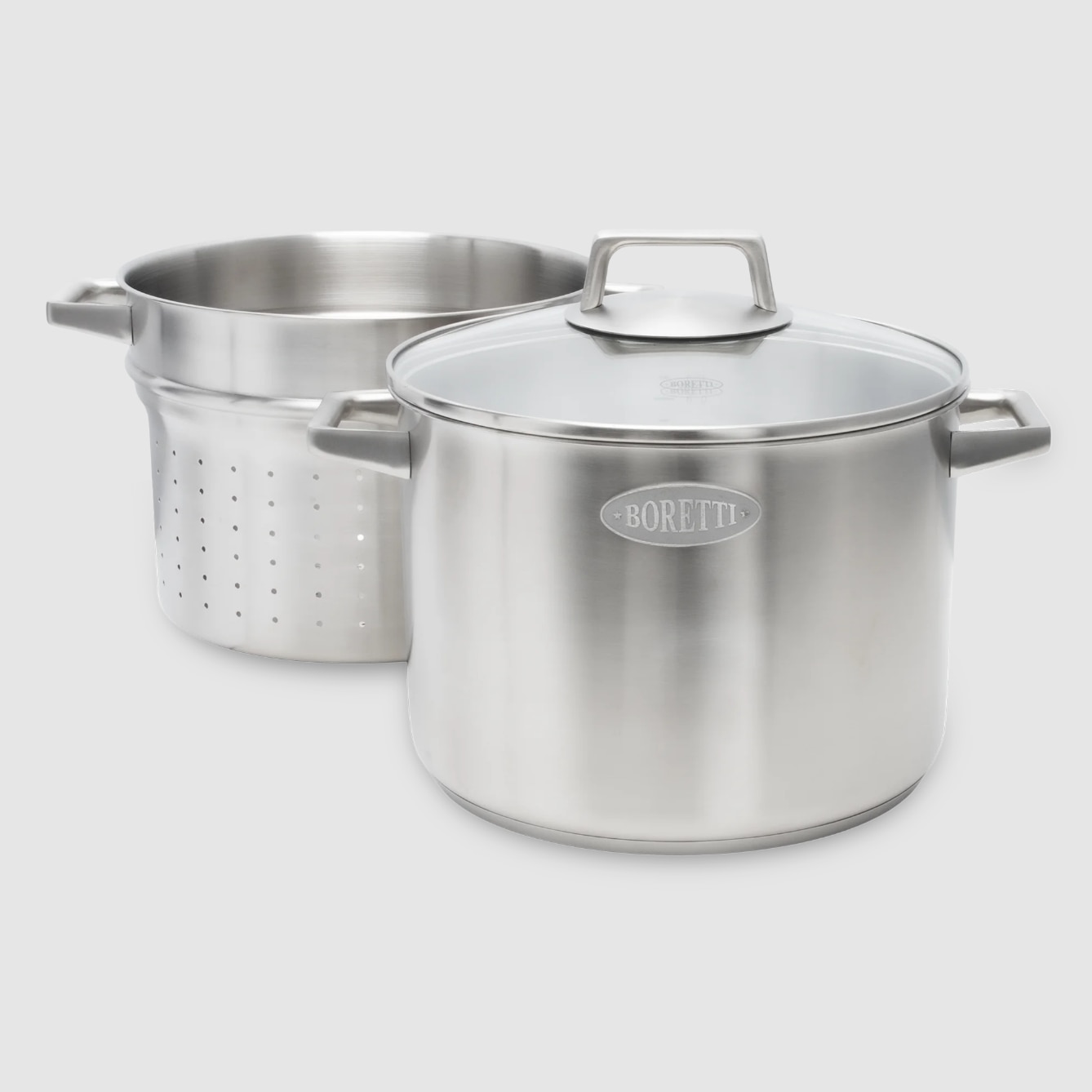 Oala pentru paste cu capac Boretti, Ø25cm, capacitate 6.5 litri, cu ...