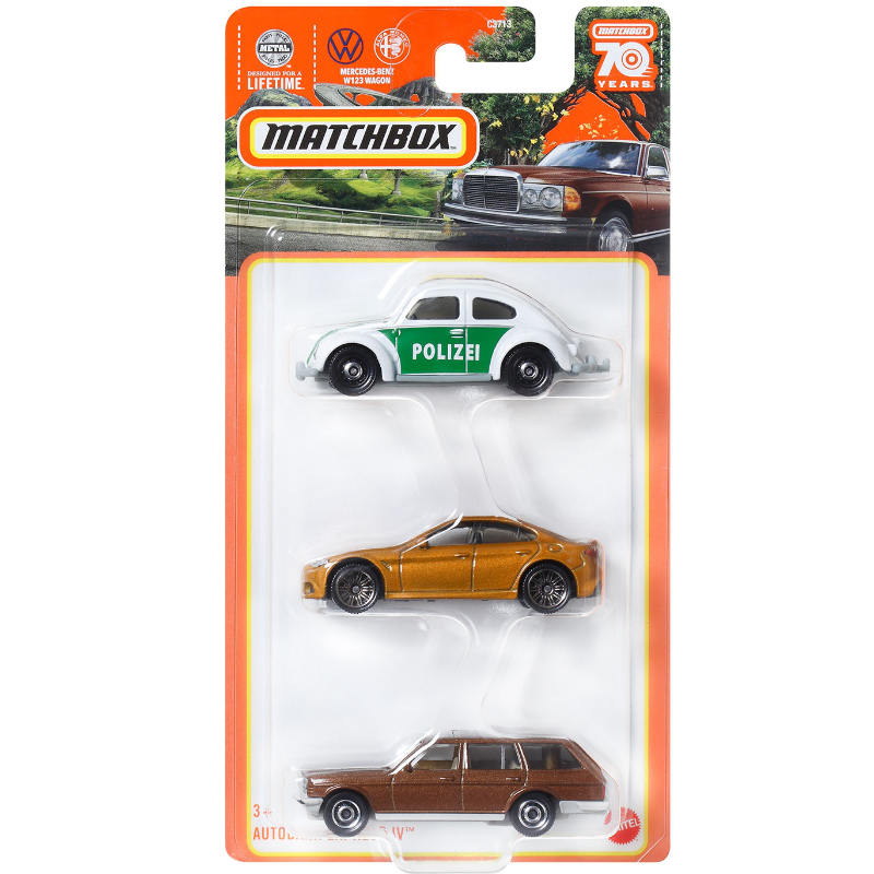 Set 3 Masinute Metalice - Matchbox, Autobahn Express IV, 1:64 - eMAG.ro