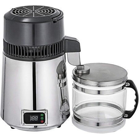 Distilator de apa, 4L, 220V, 750W, otel inoxidabil, gri - eMAG.ro