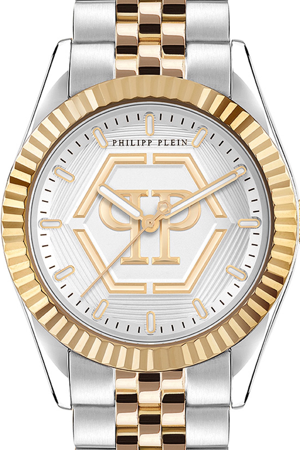 Philipp Plein, Ceas cu trei indici, Argintiu, Auriu - eMAG.ro