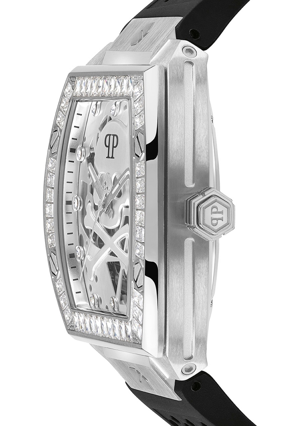 Philipp Plein, Ceas cu o curea din silicon, Negru - eMAG.ro