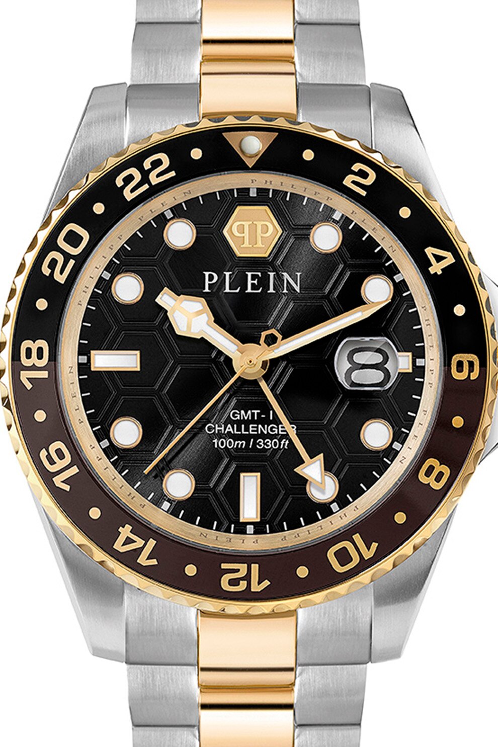 Philipp Plein, Ceas quartz din otel inoxidabil, Argintiu, Auriu - eMAG.ro