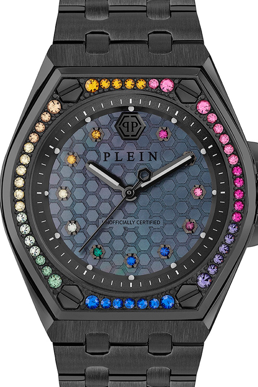 Philipp Plein, Ceas analog cu cristale, Negru - eMAG.ro