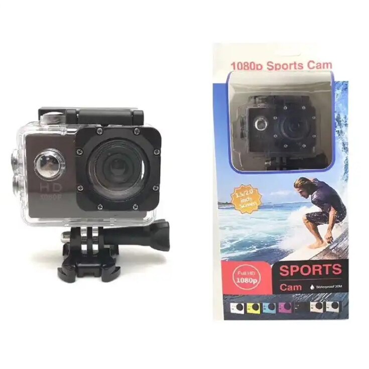 Camera de actiune Wifi 4k/1080p, subacvatica cu cutie acrilica OMC ...