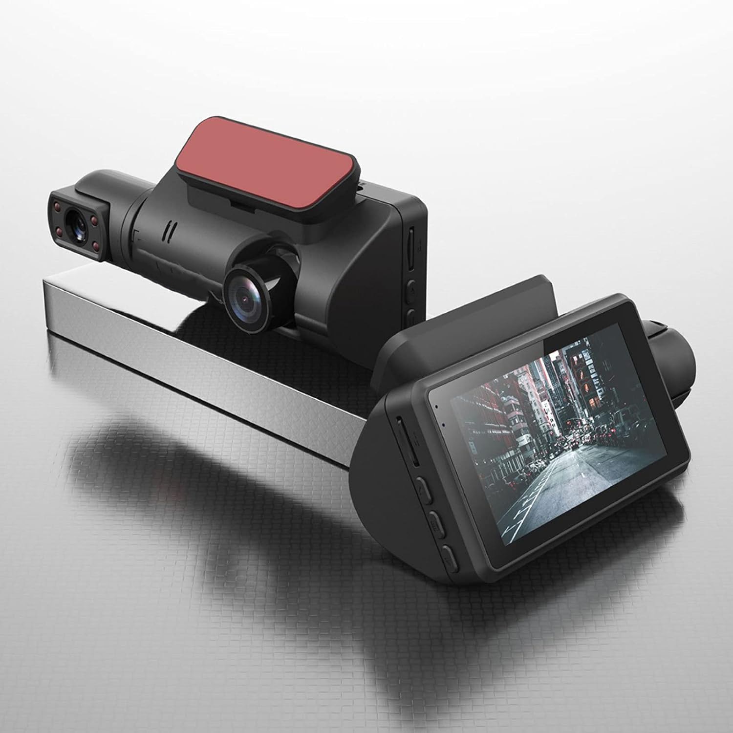 Camera auto de bord, full HD, 1080P, 2 camere, ecran IPS de 3, 5 inch ...