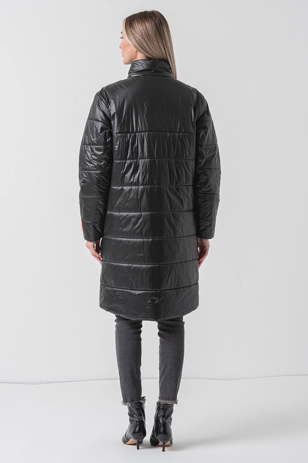 HUGO, Geaca relaxed fit matlasata Fantoma, Negru, S - eMAG.ro