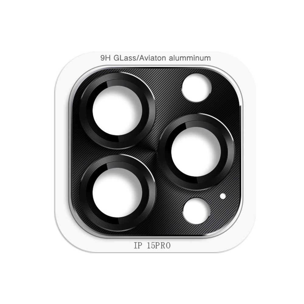 Set 2 folii protectie camera telefon, JESWO, Aliaj de aluminiu/Sticla ...