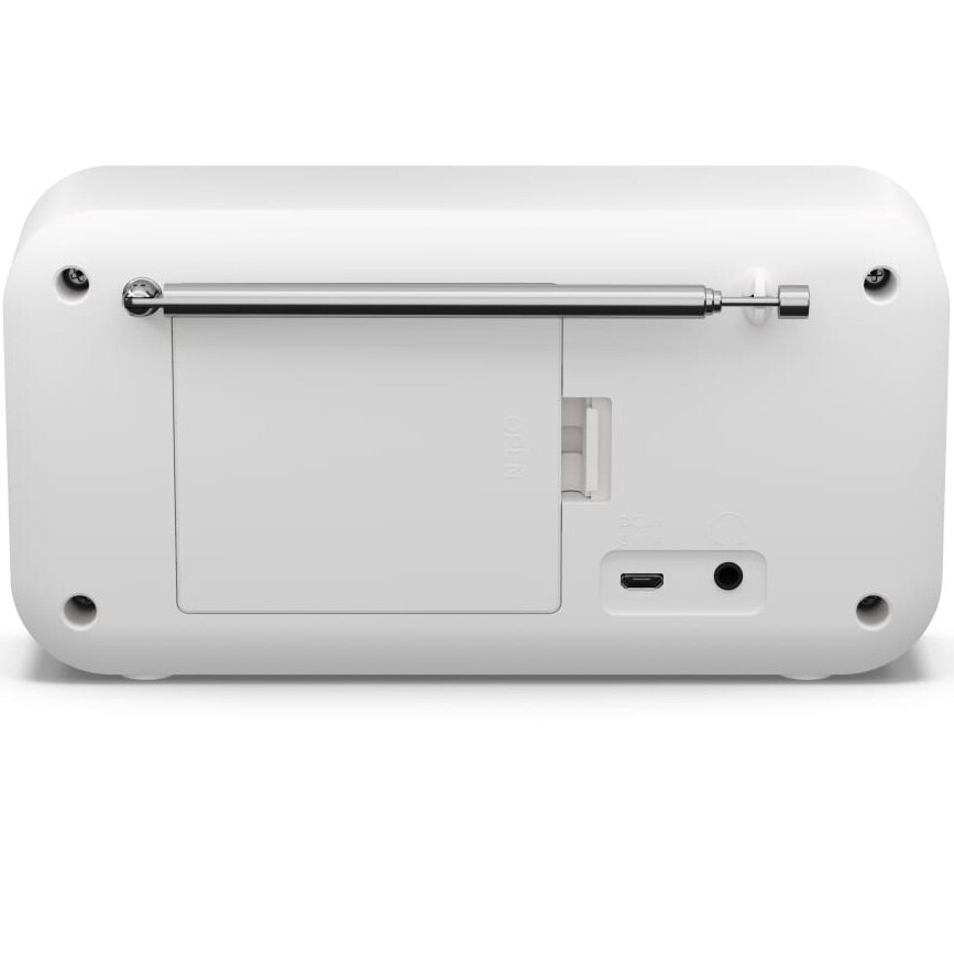 Radio portabil digital Sharp Tokyo, DAB+, FM RDS, Bluetooth, Alb - eMAG.ro