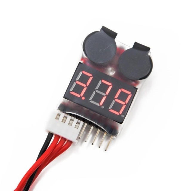 Detector Avertizor voltaj scazut acumulatori, LiPo, Li-Ion, Buzzer (2s ...
