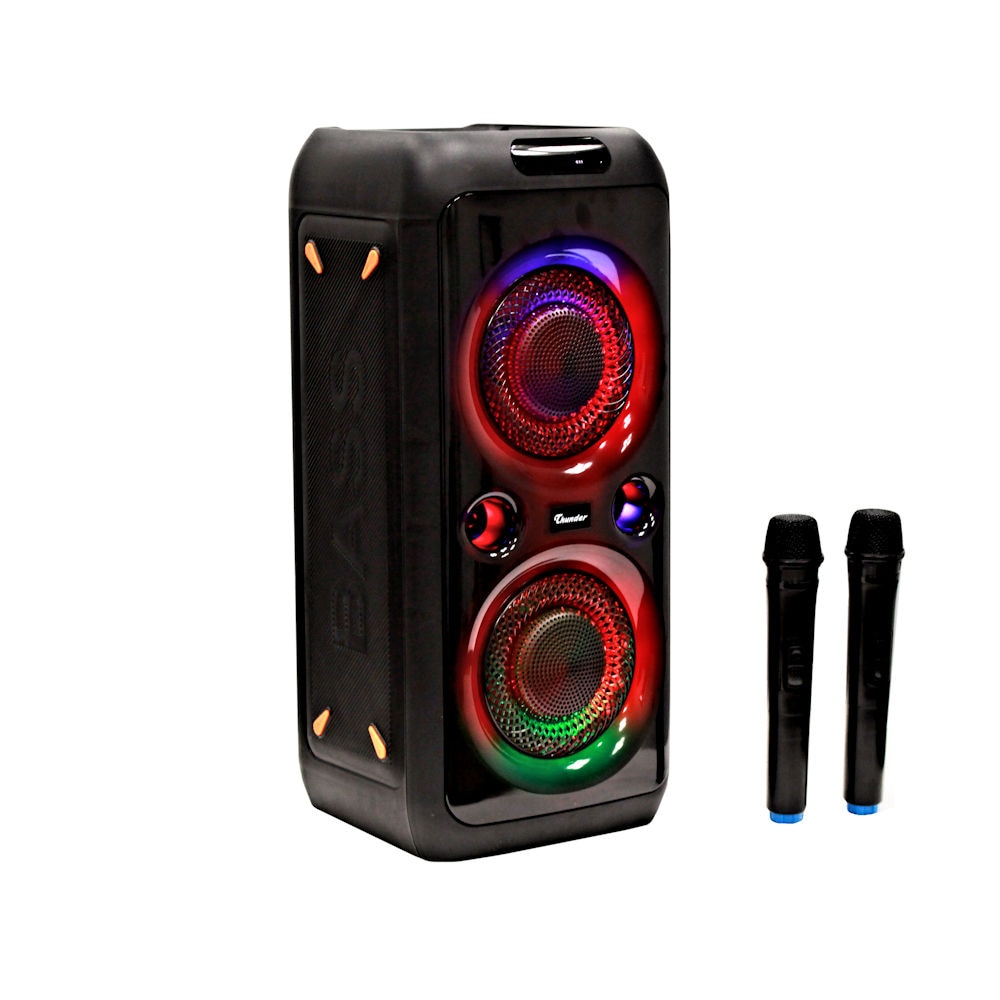 Difuzor karaoke, Thunder, THS-B822, 2 x 8 inchi, doua microfoane fara ...