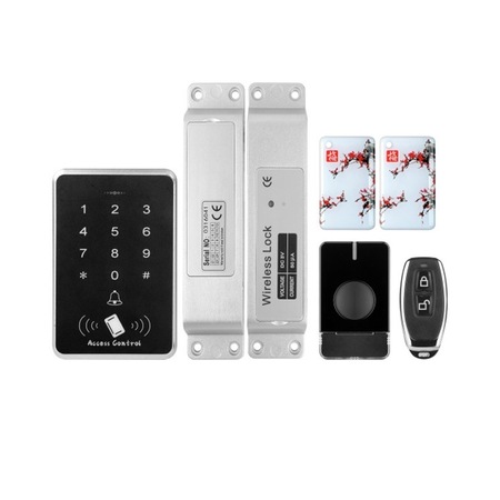 Kit acces digital, cu electromagnet, wirelless, fara conectare la ...