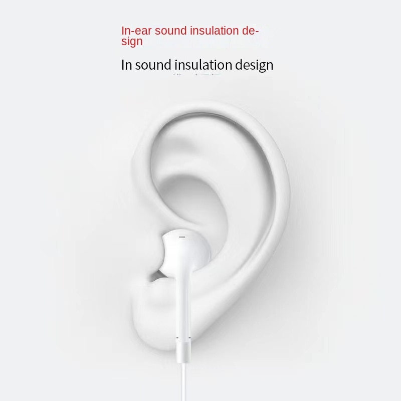 Casti cu fir, USB-C, Cu microfon, Alb - eMAG.ro