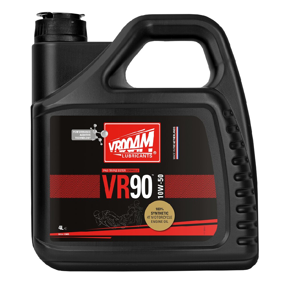 Ulei moto VROOAM VR90 PAO Triple Ester (Motul 300V), 10W50 - 4L - eMAG.ro