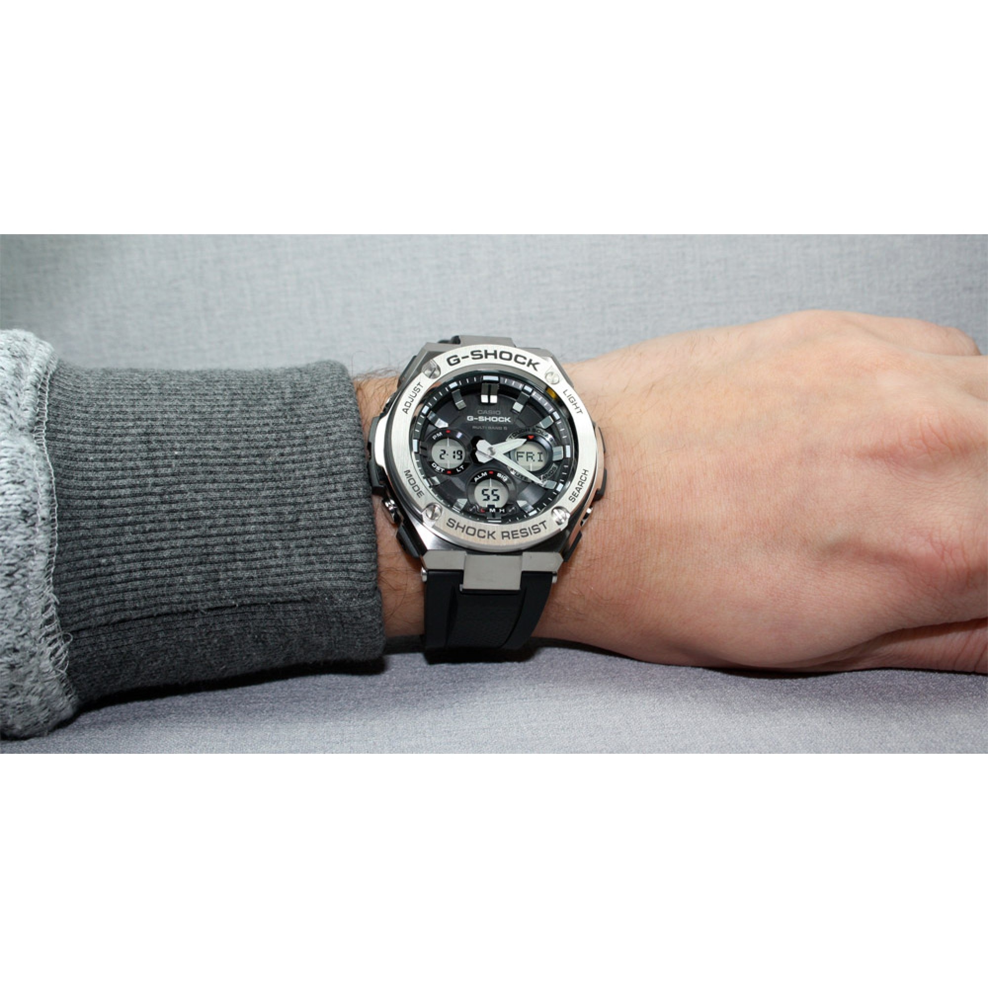 Ceas Casio G-Shock GST-W110-1AER MultiBand 6 Tough Solar G-STEEL - eMAG.ro