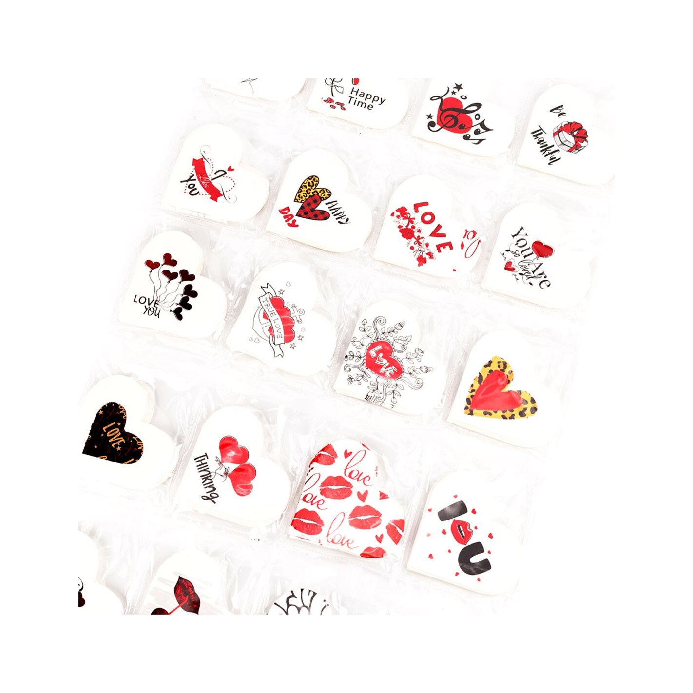 Mini felicitari inima modele LOVE3 - set 140 buc - eMAG.ro