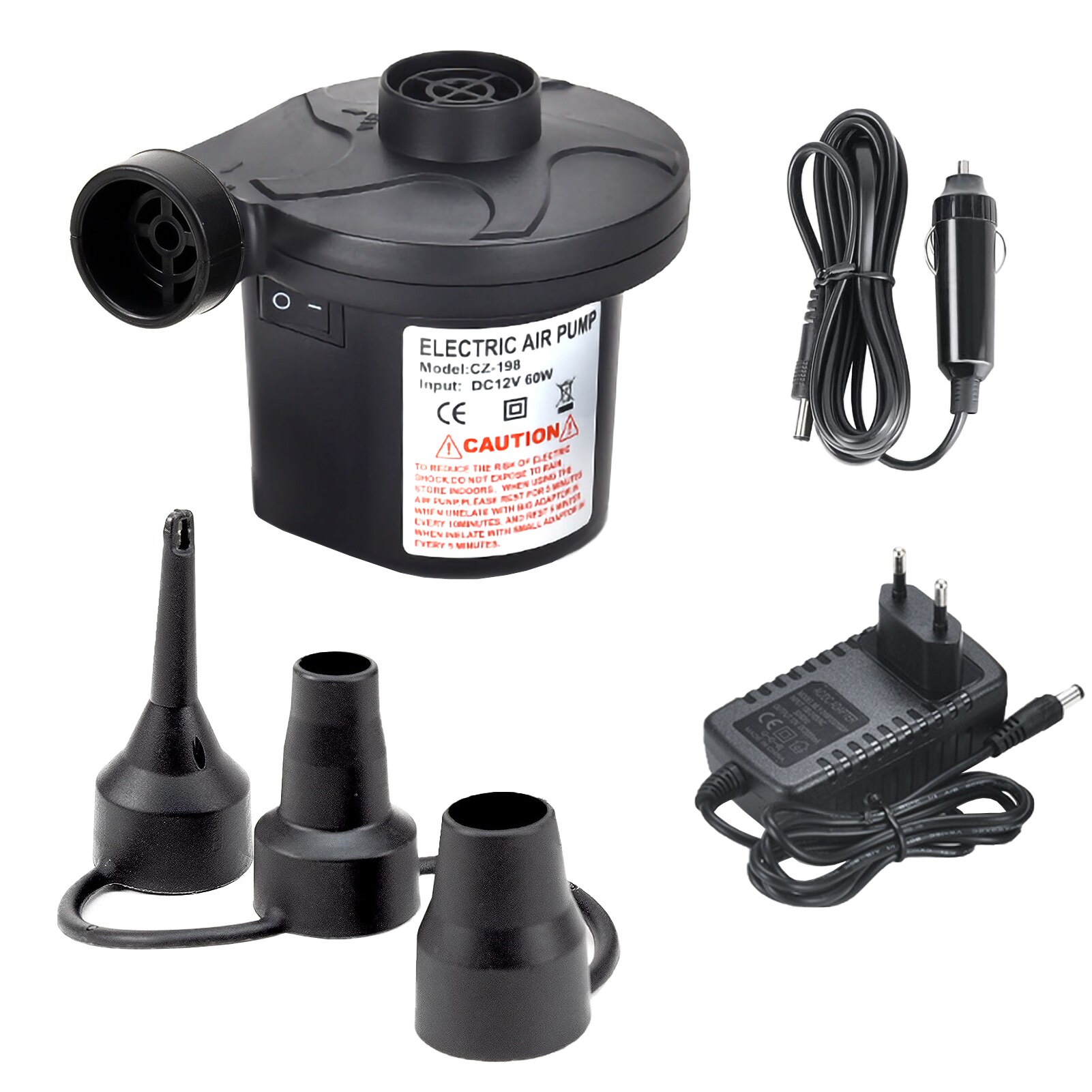 Pompa electrica de umflat saltele, piscine, colace, priza 220V si ...