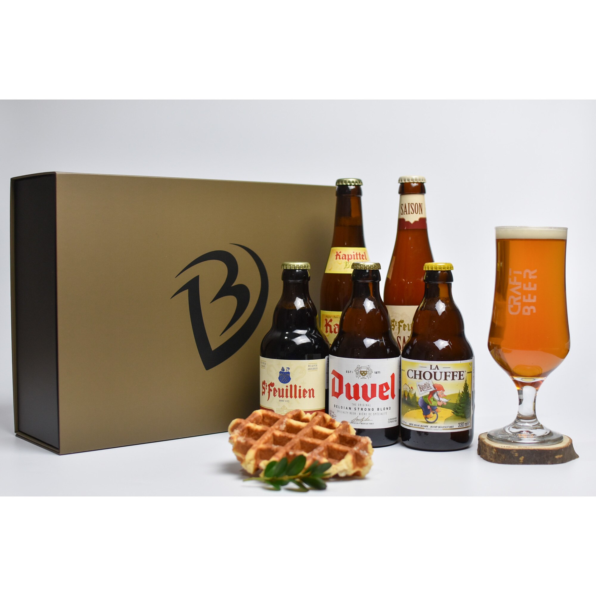 Pachet cadou degustare 5 beri belgiene premium - eMAG.ro