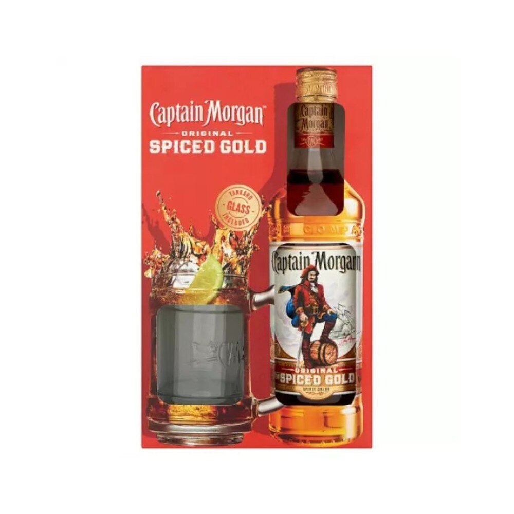 Rom Captain Morgan Spiced Gold, 35%, 0.7 l - eMAG.ro