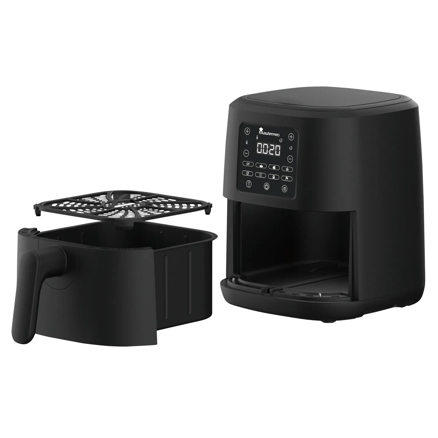 Masterpro BGMP-9322 L Digitális érintőgombos forrólevegős olaj nélküli ...