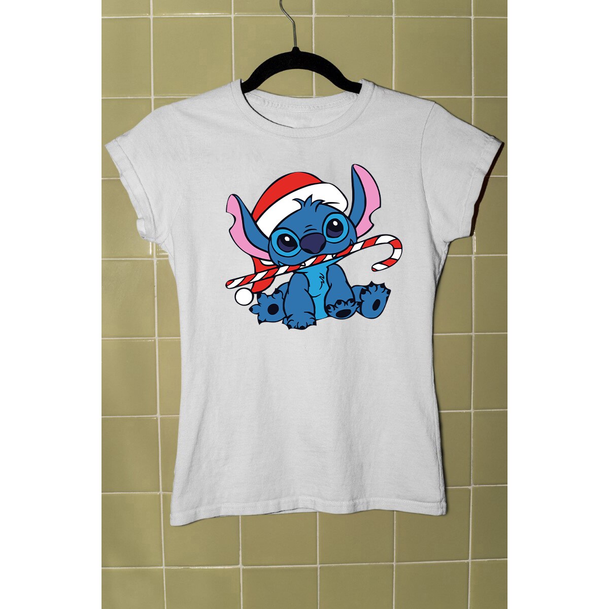 Tricou personalizat pentru dama cu imprimeu, Lilo si Stitch - Editie de ...