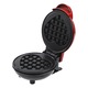 Mini szív alakú gofrisütő, 350 W, piros/fekete - eMAG.hu
