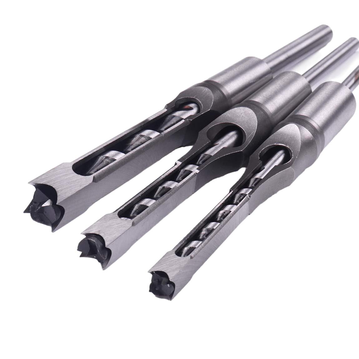 Set 3 burghie pentru lemn, Jormftte, 1-16", Argintiu - eMAG.ro