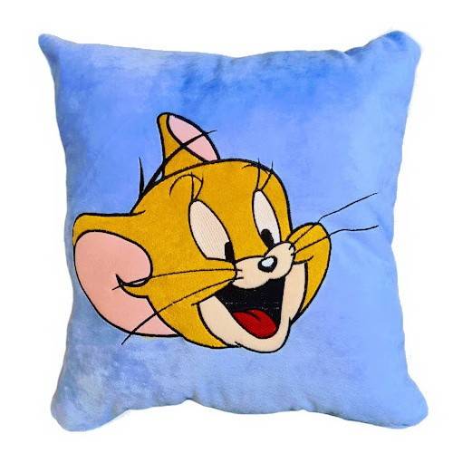 Pernuta decorativa cu soricelul jerry, 35x35cm, albastru - eMAG.ro