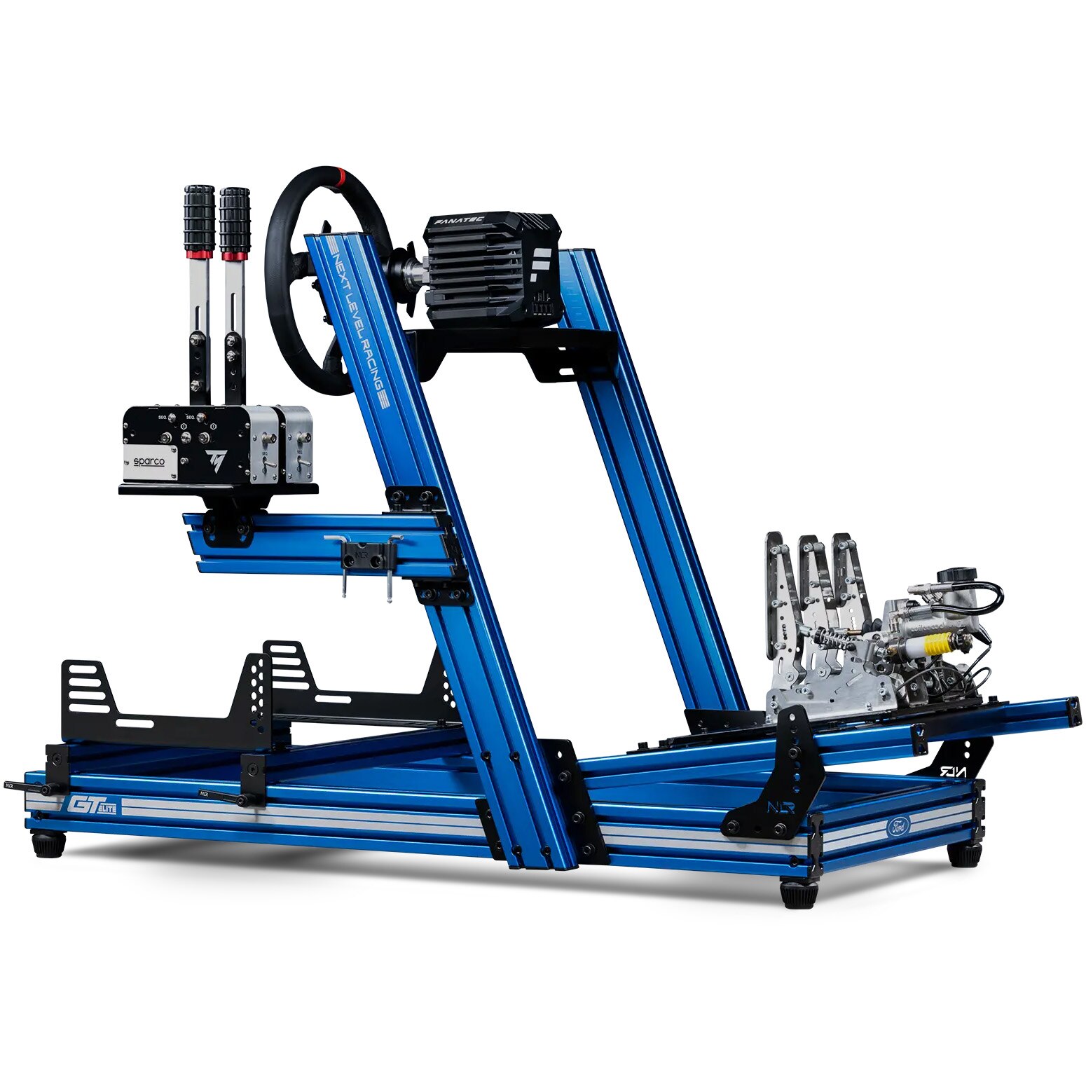 Cockpit Racing Simulator Next Level Racing GT ELITE FORD Wheel Plate ...