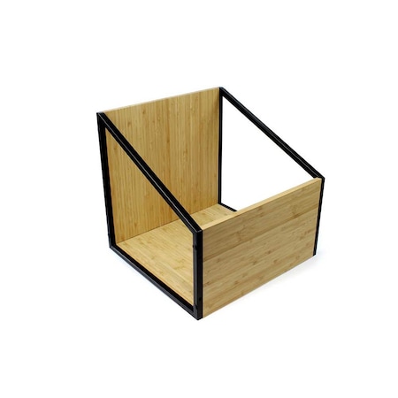 Suport discuri vinil Norstone Vinyl LP Case, bambus - eMAG.ro