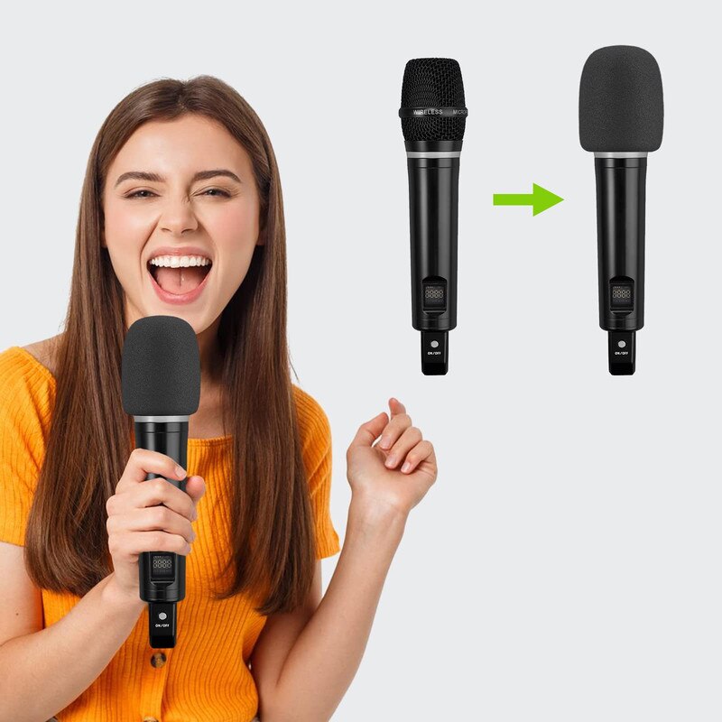 Set de 6 bureti pentru microfoane cu diametrul de 36-50mm, JENUOS ...