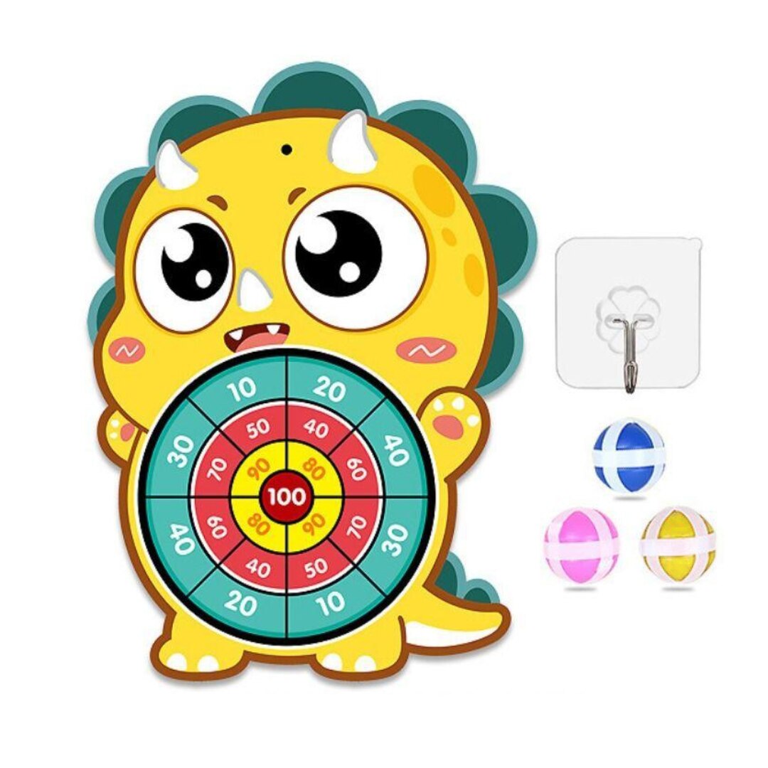 CCmax Darts játék gyerekeknek 3 labdával, orrszarvú modellel - eMAG.hu