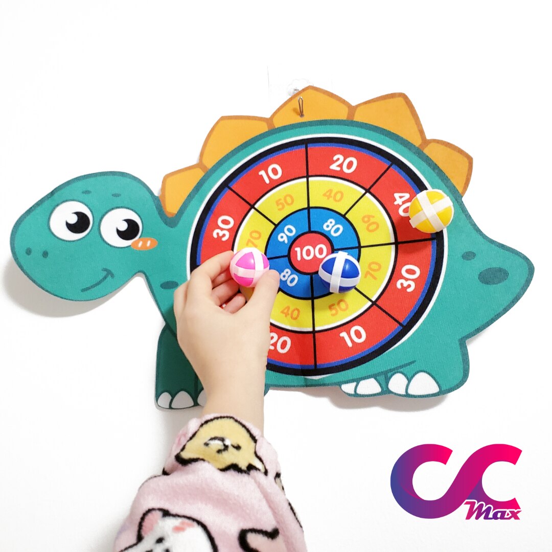 CCmax Darts játék gyerekeknek 3 labdával, dinoszaurusz modell - eMAG.hu