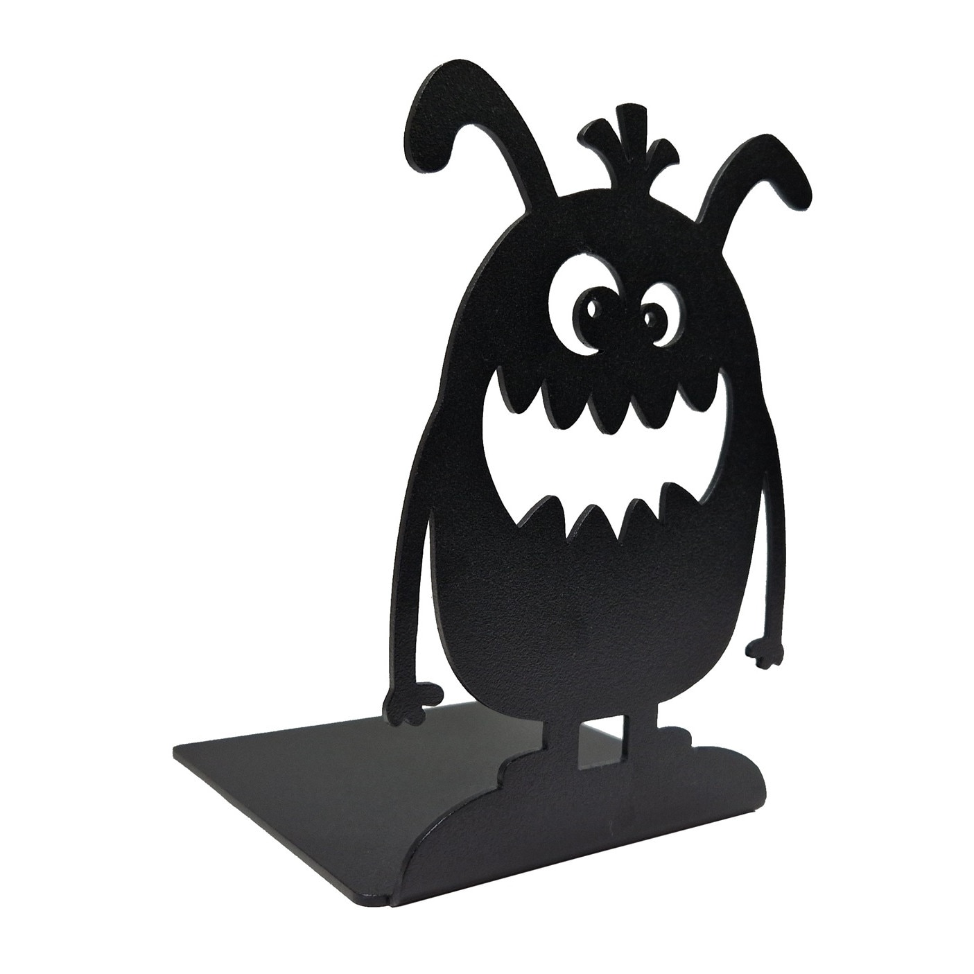 Suport de carte Monstru, Otel, 155 x 110 mm, Negru mat - eMAG.ro