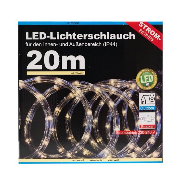 Furtun luminos TopCent, LED, 20 metri, Alb - eMAG.ro