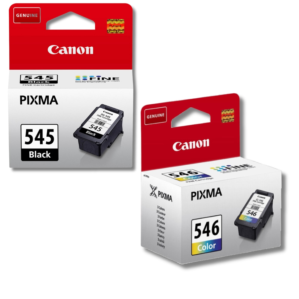 Canon PG-545 fekete PG-546 eredeti színes festékpatron csomag, 2 db ...