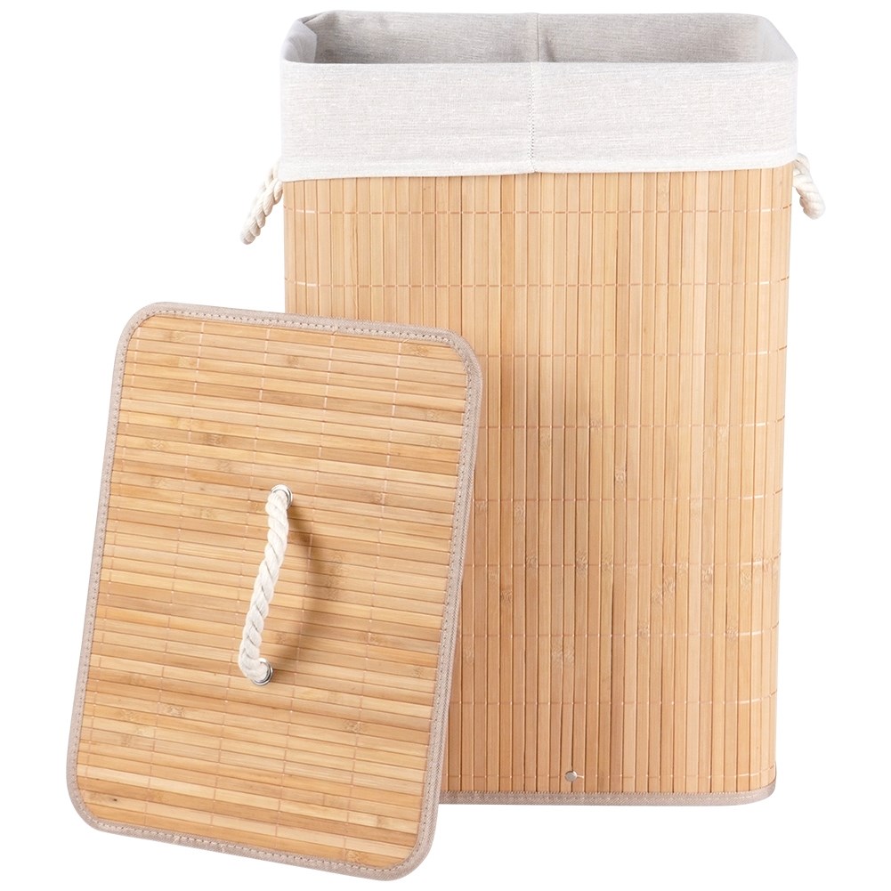 Cos de rufe, haine, sosete, organizator, inalt, orion, bambus, 70l ...